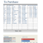 Holiday Shopping Budget Templates | 7+ Free Doc, Xlsx & PDF Formats ...