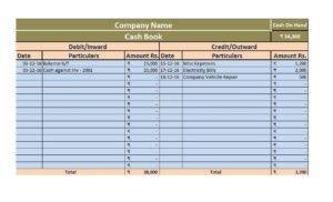 Free Cash Register Sample | Free Excel Templates