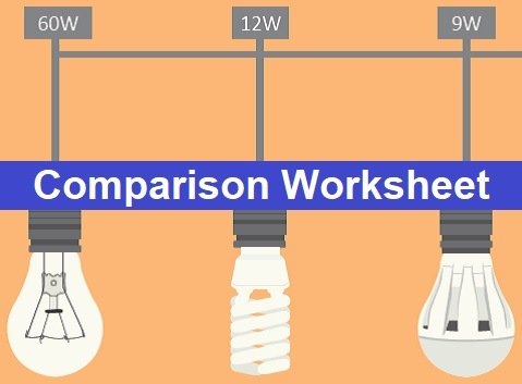 comparisonworksheet | Free Excel Templates