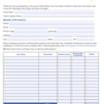 Donation Log Templates | 13+ Free Docs, Xlsx & PDF Formats, Samples ...