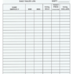 Sales Log Templates | 12+ Free Printable Xlsx, Docs & PDF Formats ...