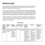 Decision Log Templates | 12+ Free Docs, Xlsx & PDF Formats, Samples ...