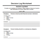 Decision Log Templates | 12+ Free Docs, Xlsx & PDF Formats, Samples ...