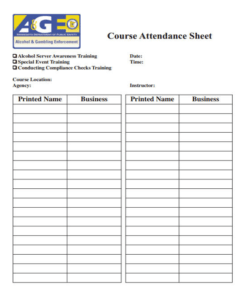 Employee Training Course Register Template | Free Excel Templates