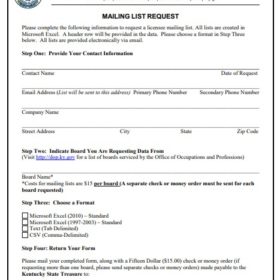 Mailing List Templates | 12+ Free Docs, Xlsx & PDF Formats, Samples ...
