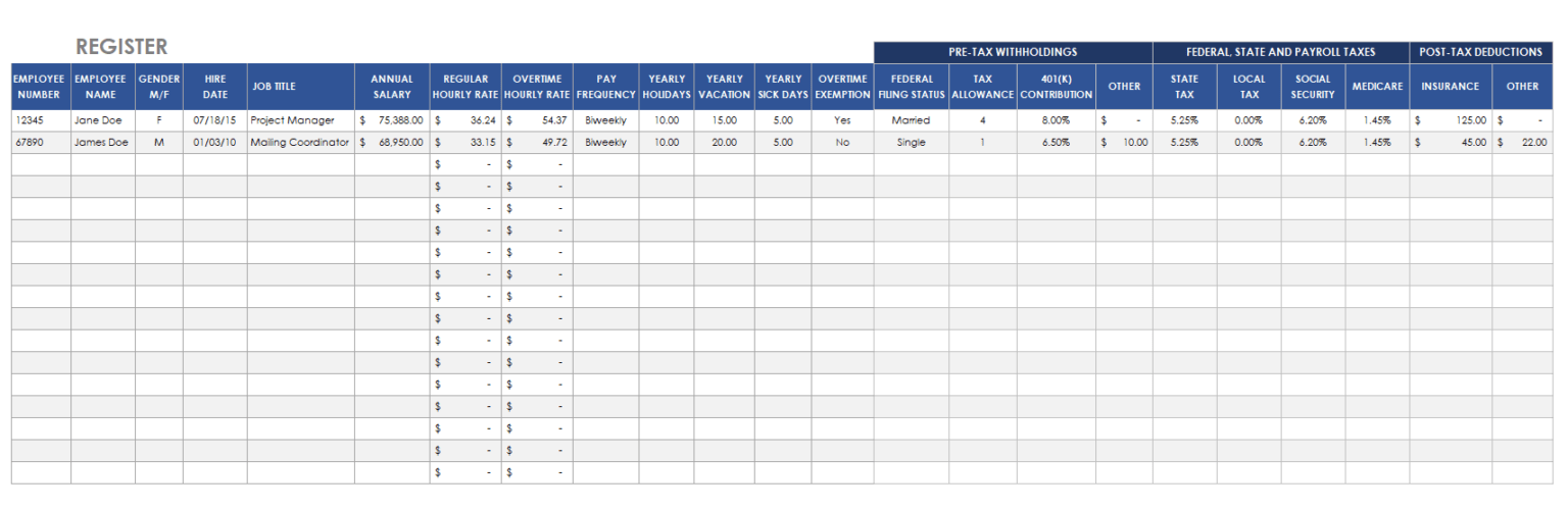 Payroll Calculator Templates | 15+ Free Docs, Xlsx & PDF Formats ...