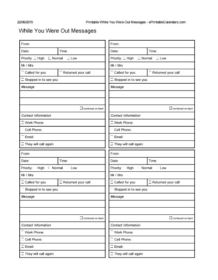 Message Slip Templates | 9+ Free Docs, Xlsx & PDF Formats, Samples ...
