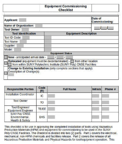Printable Equipment Maintenance Checklist Template | Free Excel Templates