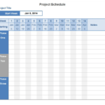 Project Schedule Templates | 17+ Free Docs, Xlsx & PDF Formats, Samples ...