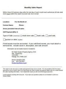 Stores Sales Report Template | Free Excel Templates