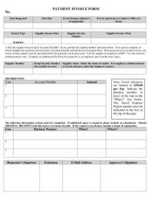 Advance Payment Invoice Form | Free Excel Templates