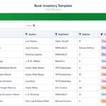 Book Inventory Templates | 13+ Free Printable Xlsx, Docs & PDF Formats ...
