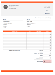 Doctor Invoice Templates | 13+ Free Printable Docs, Xlsx & PDF Formats ...