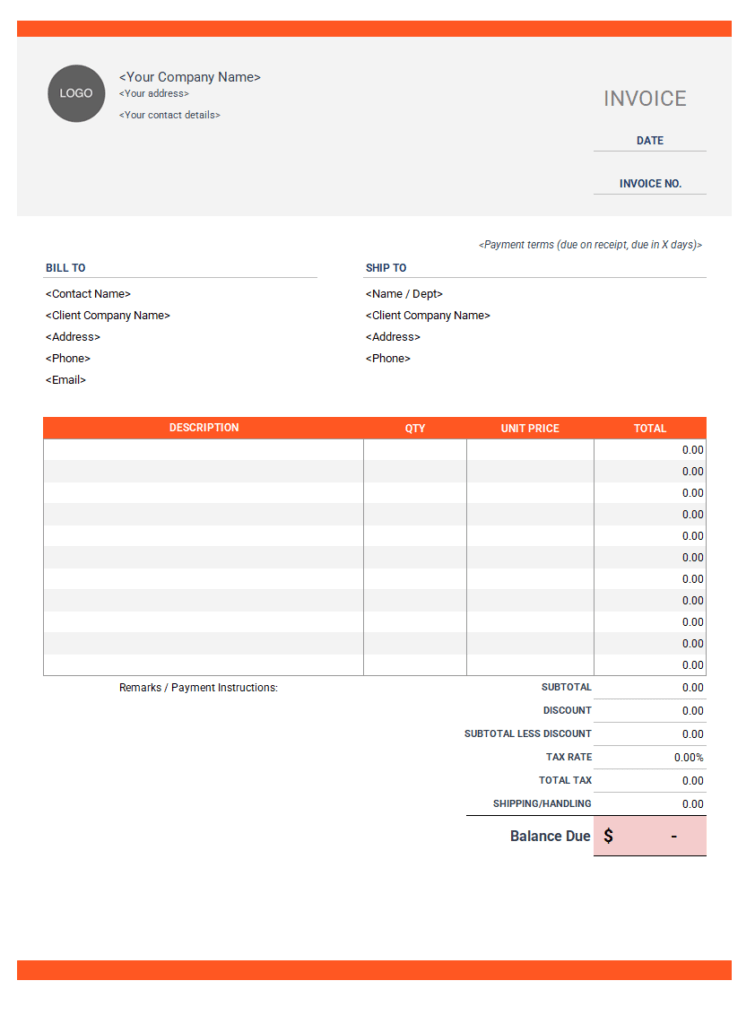 Doctor Invoice Templates | 13+ Free Printable Docs, Xlsx & PDF Formats ...