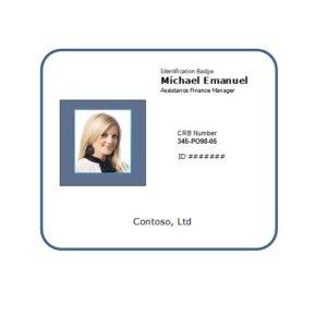 Employee Photo ID Badges Templates | 14+ Free Docs, Xlsx & PDF Formats ...