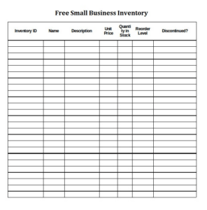 Small Business Inventory Templates | 7+ Free Xlsx, Docs & PDF Formats ...