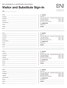 Office Visitor Form Worksheet Template | Free Excel Templates
