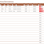 Wine Collection Inventory Templates | 15+ Free Docs, Xlsx & PDF Formats ...