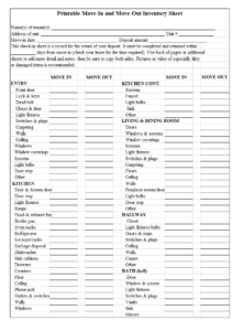 Moving Inventory Templates | 14+ Free Docs, Xlsx & PDF Formats, Samples ...