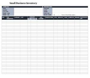 Small Business Inventory Templates | 7+ Free Xlsx, Docs & PDF Formats ...