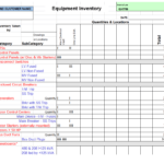 Equipment Inventory Templates | 15+ Free Xlsx, Docs & PDF Samples ...