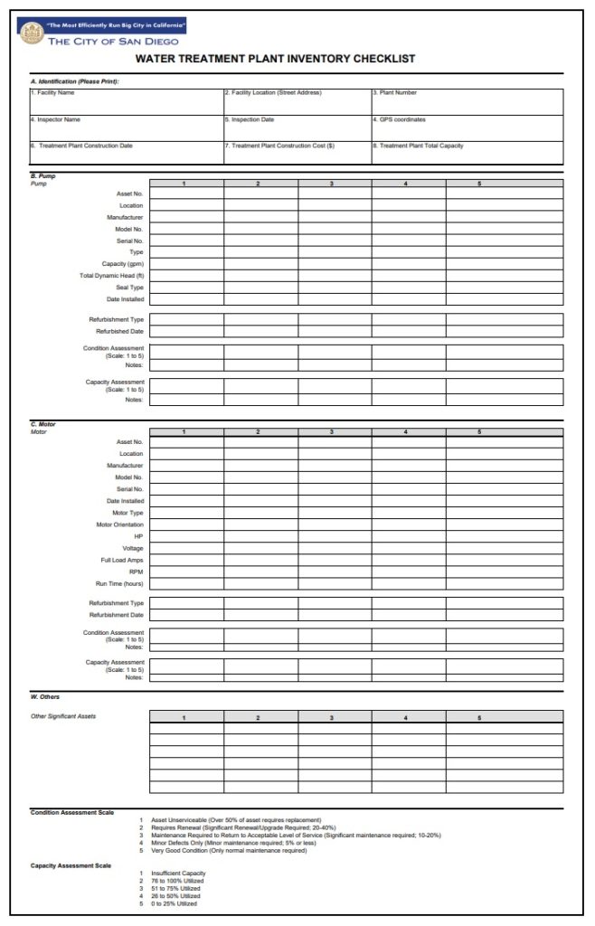 Water and Plant Inventory Template | Free Excel Templates