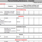 Building Maintenance Checklist Templates | 7+ Free Docs, Xlsx & PDF ...