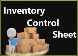 inventorycontrolsheet | Free Excel Templates