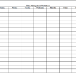 Time Management Worksheet Templates | 10+ Free Docs, Xlsx & PDF Formats ...