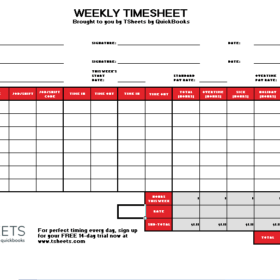 Weekly Timesheet Templates | 10+ Free Docs, Xlsx & PDF Formats, Samples ...