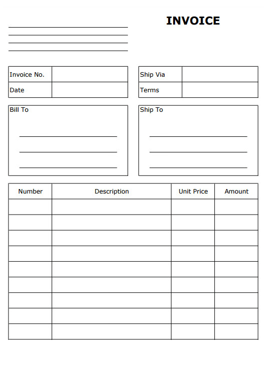 Billing Invoice Sample | Free Excel Templates