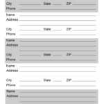 Address List Templates | 16+ Free Printable Xlsx, Word & PDF Samples ...