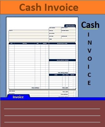 cashinvoice | Free Excel Templates