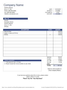 Bill Receipt Templates | 21+ Free Printable Xlsx, Docs & PDF Formats ...
