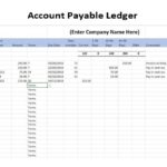 Account Ledger Templates | 14+ Free Printable Xlsx, Docs & PDF Formats ...