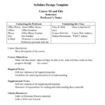 Course Syllabus Templates | 11+ Free Printable Xlsx, Docs & PDF Formats ...