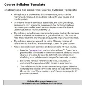 Course Syllabus Templates | 11+ Free Printable Xlsx, Docs & PDF Formats ...