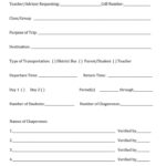 School Field Trip Templates | 6+ Free Xlsx, Docs & PDF Formats, Samples ...