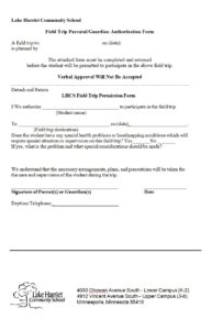 School Field Trip Templates | 6+ Free Xlsx, Docs & PDF Formats, Samples ...