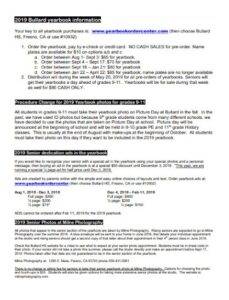 School Yearbook Information Template | Free Excel Templates