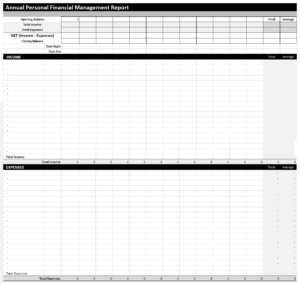 Personal Financial Management Templates | 15+ Free Xlsx, Docs & PDF ...