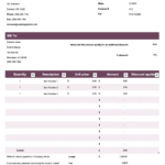 Rental Invoice Templates | 15+ Free Printable Xlsx, Docs and PDF ...