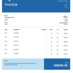 Rental Invoice Templates | 15+ Free Printable Xlsx, Docs and PDF ...