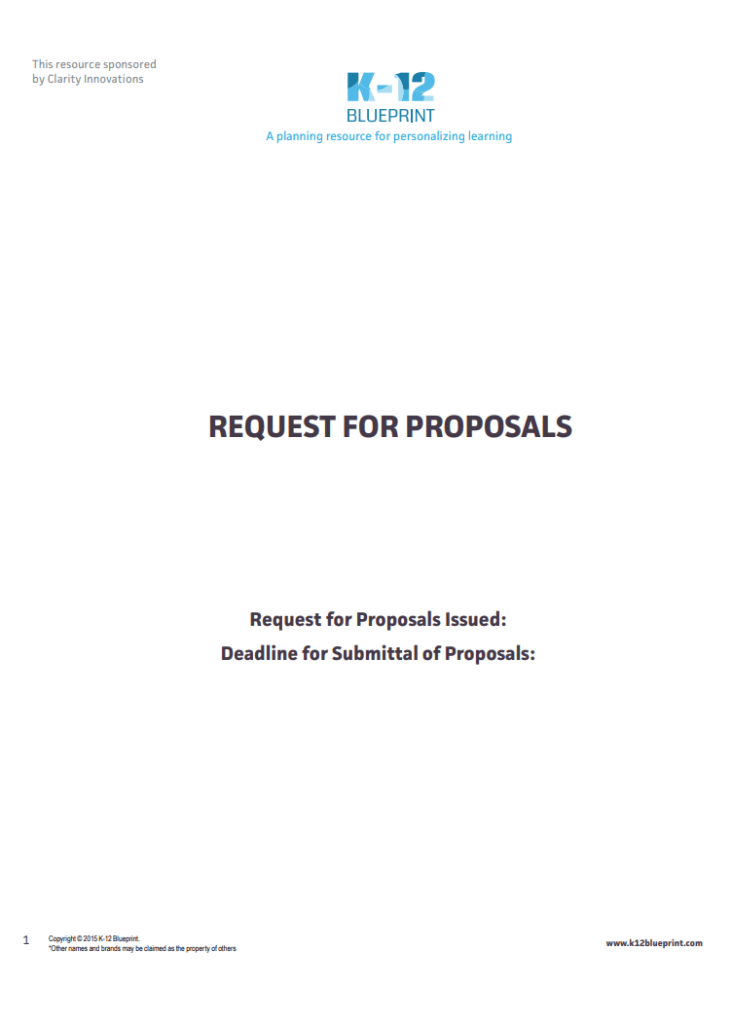 Request for Proposal Sample | Free Excel Templates