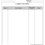Carpet Cleaning Invoice Templates | 10+ Free Printable Xlsx, Docs and ...