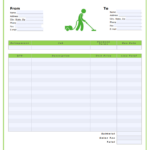 Carpet Cleaning Invoice Templates | 10+ Free Printable Xlsx, Docs and ...